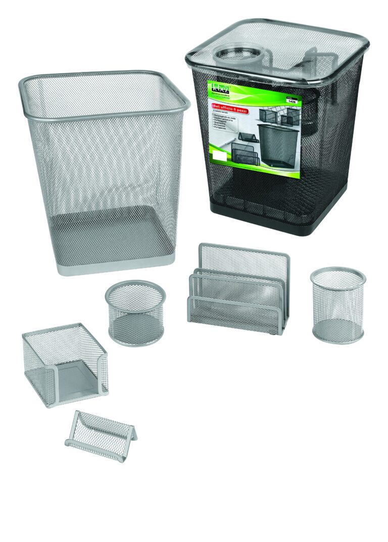 Set LEBEZ ufficio 6 pz Grigio | VecaScuolaUfficio
