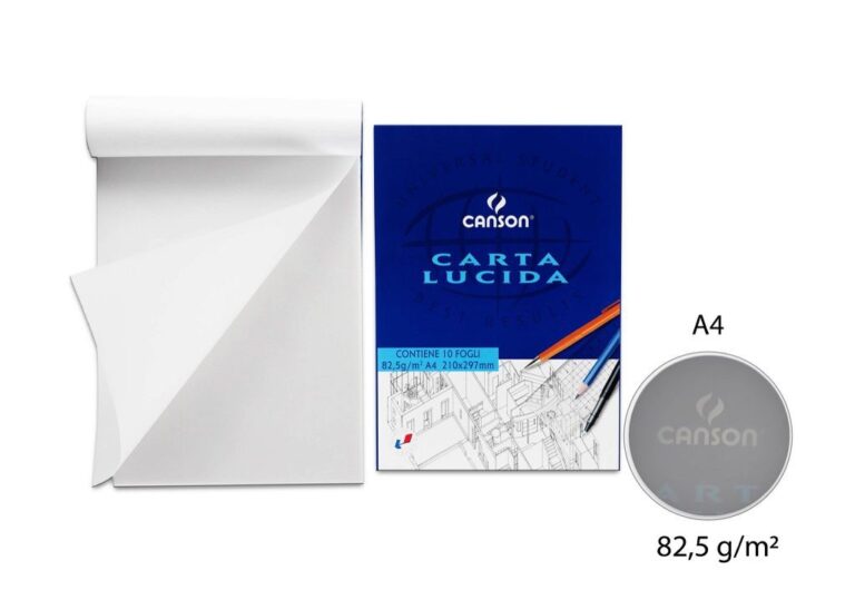 Blocco Disegno Fogli Di Carta Lucida | VecaScuolaUfficio